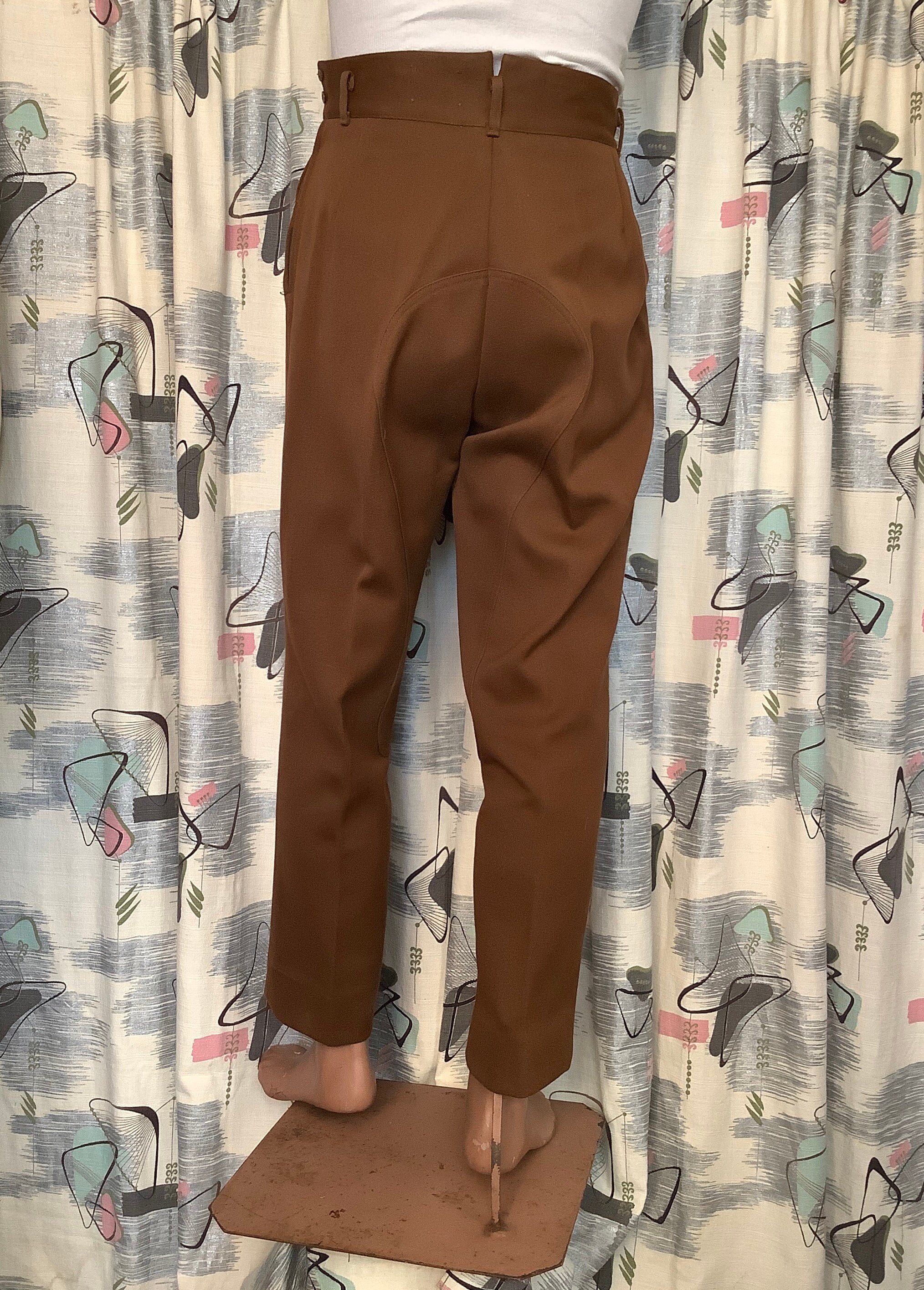 Vintage 1940s - OVER THE TOP - Sport Togs - Men's Brown Equestrian ...