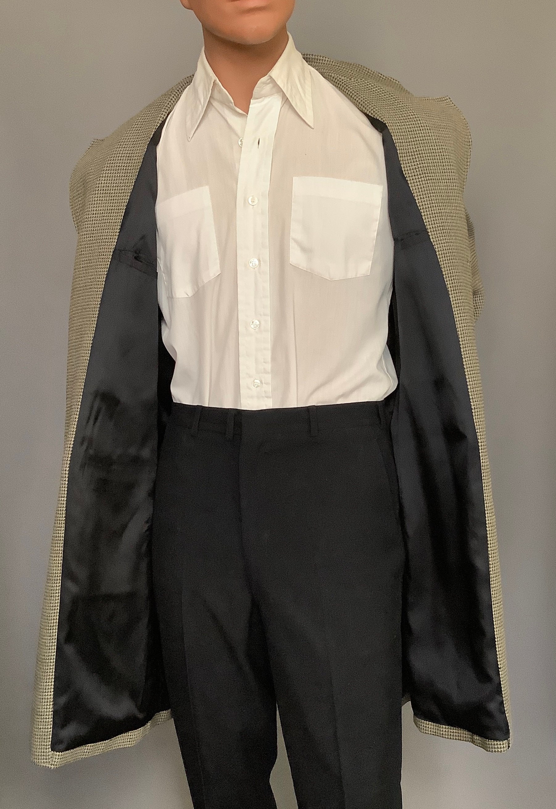 The OLD FRONTIER Clothing Co. Men's Frock Coat /overcoat - Beige/brown ...