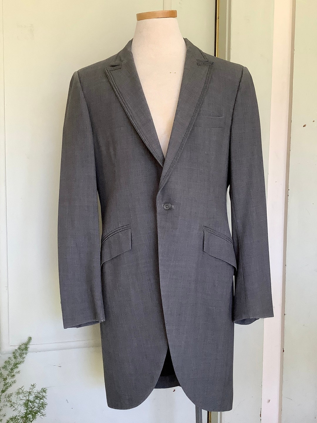 Vintage 1970s/80s - AFTER SIX - Gray Tuxedo Jacket - Single Button ...