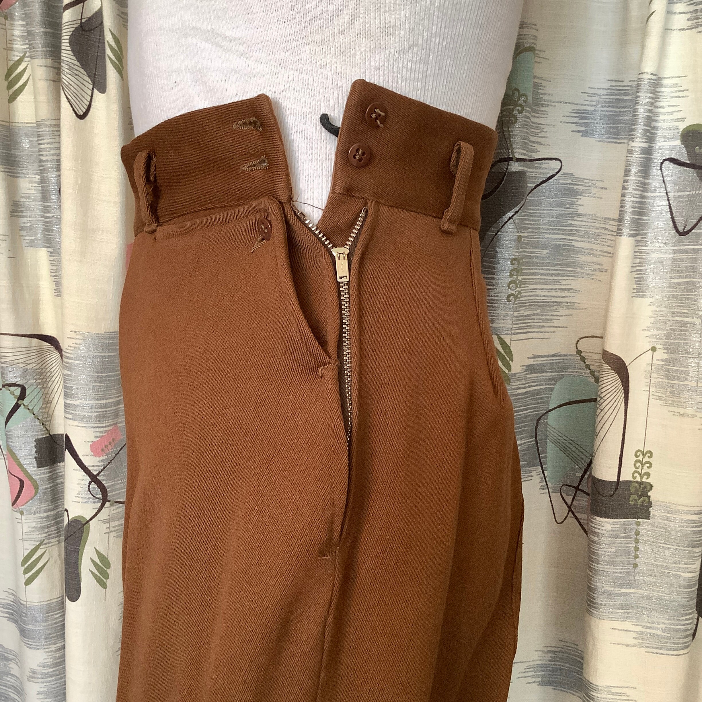 Vintage 1940s - OVER THE TOP - Sport Togs - Men's Brown Equestrian ...