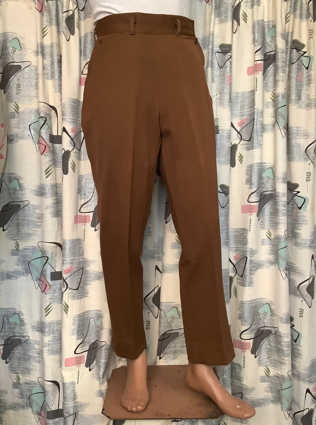 Vintage 1940s - OVER THE TOP - Sport Togs - Men's Brown Equestrian ...