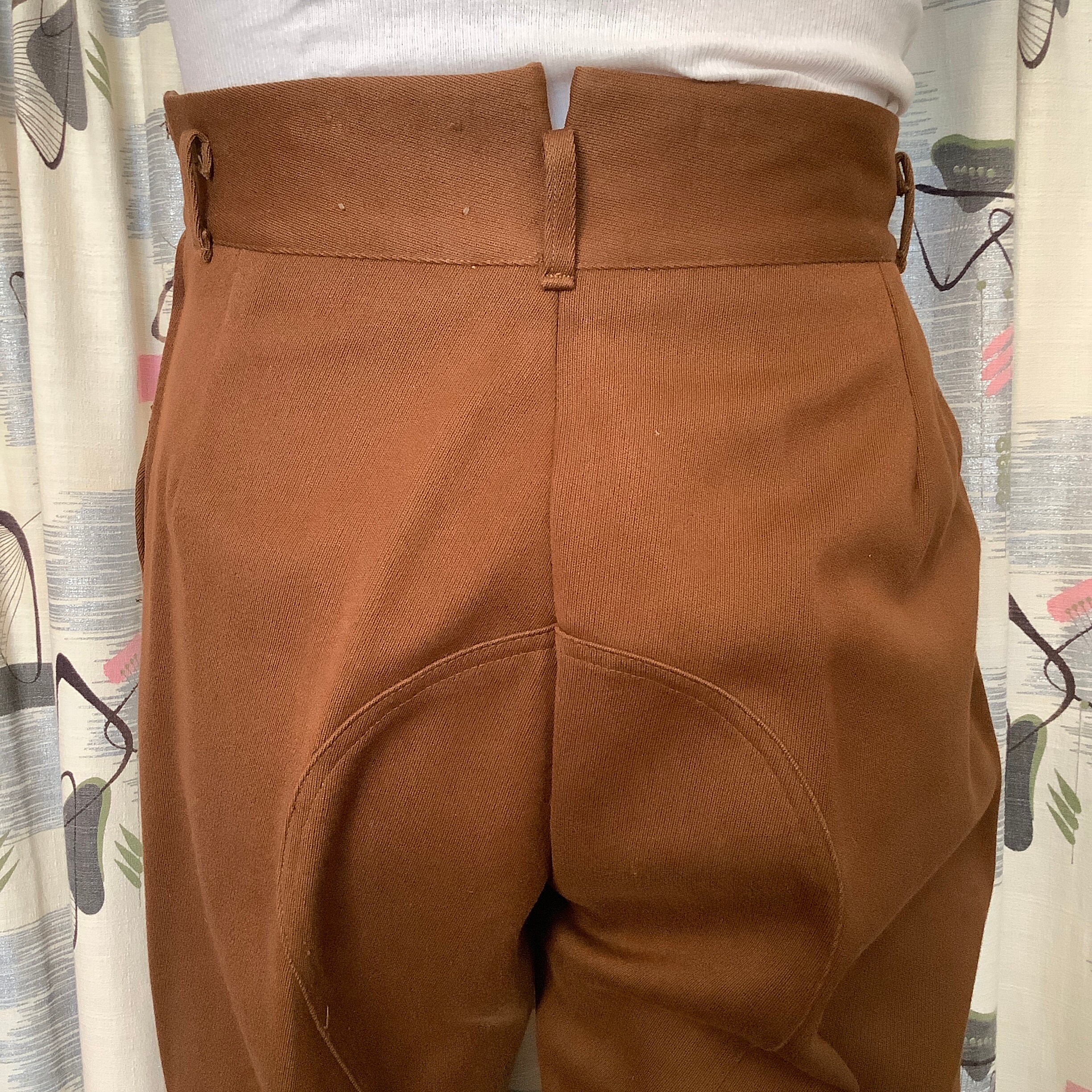 Vintage 1940s - OVER THE TOP - Sport Togs - Men's Brown Equestrian ...