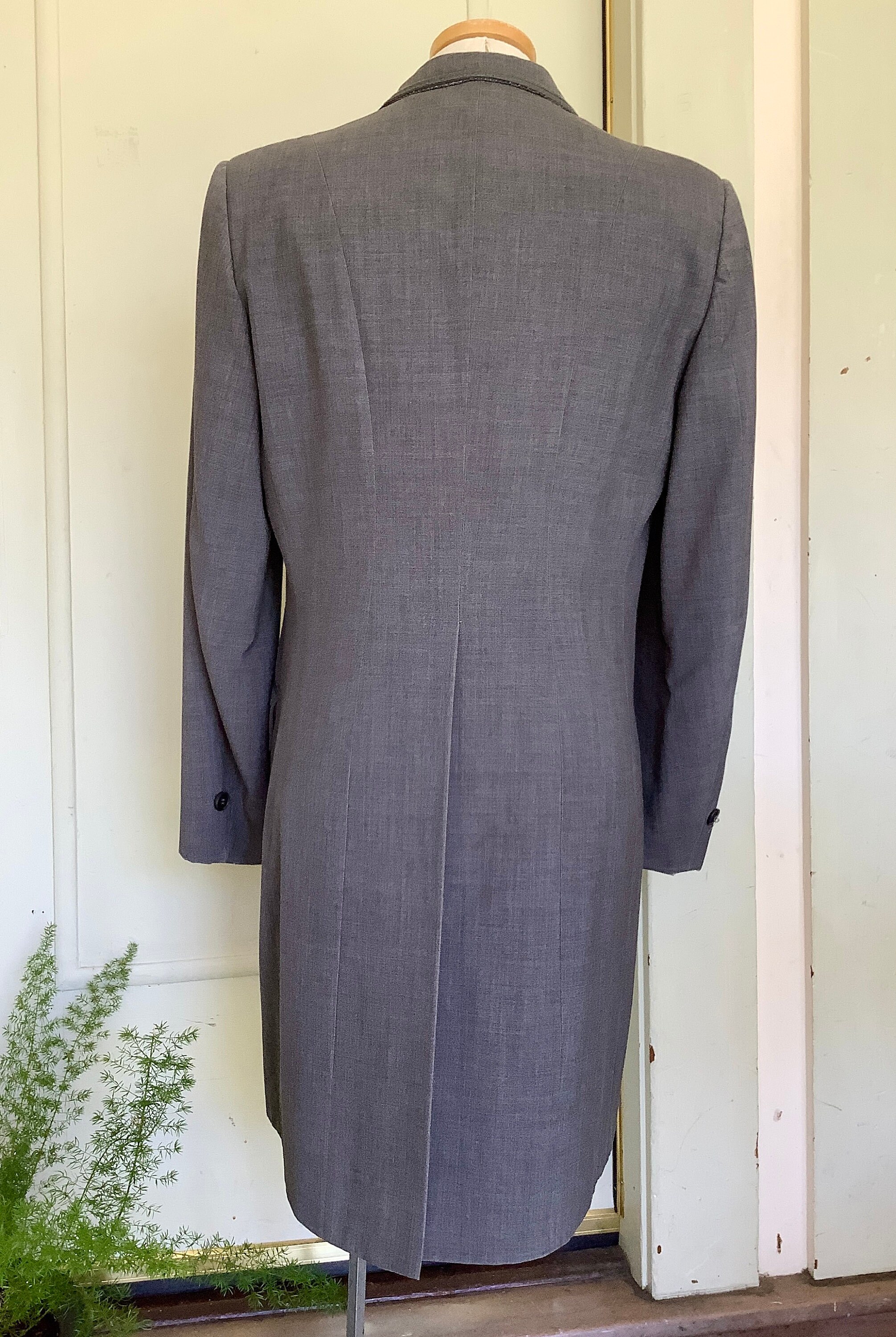 Vintage 1970s/80s - AFTER SIX - Gray Tuxedo Jacket - Single Button ...