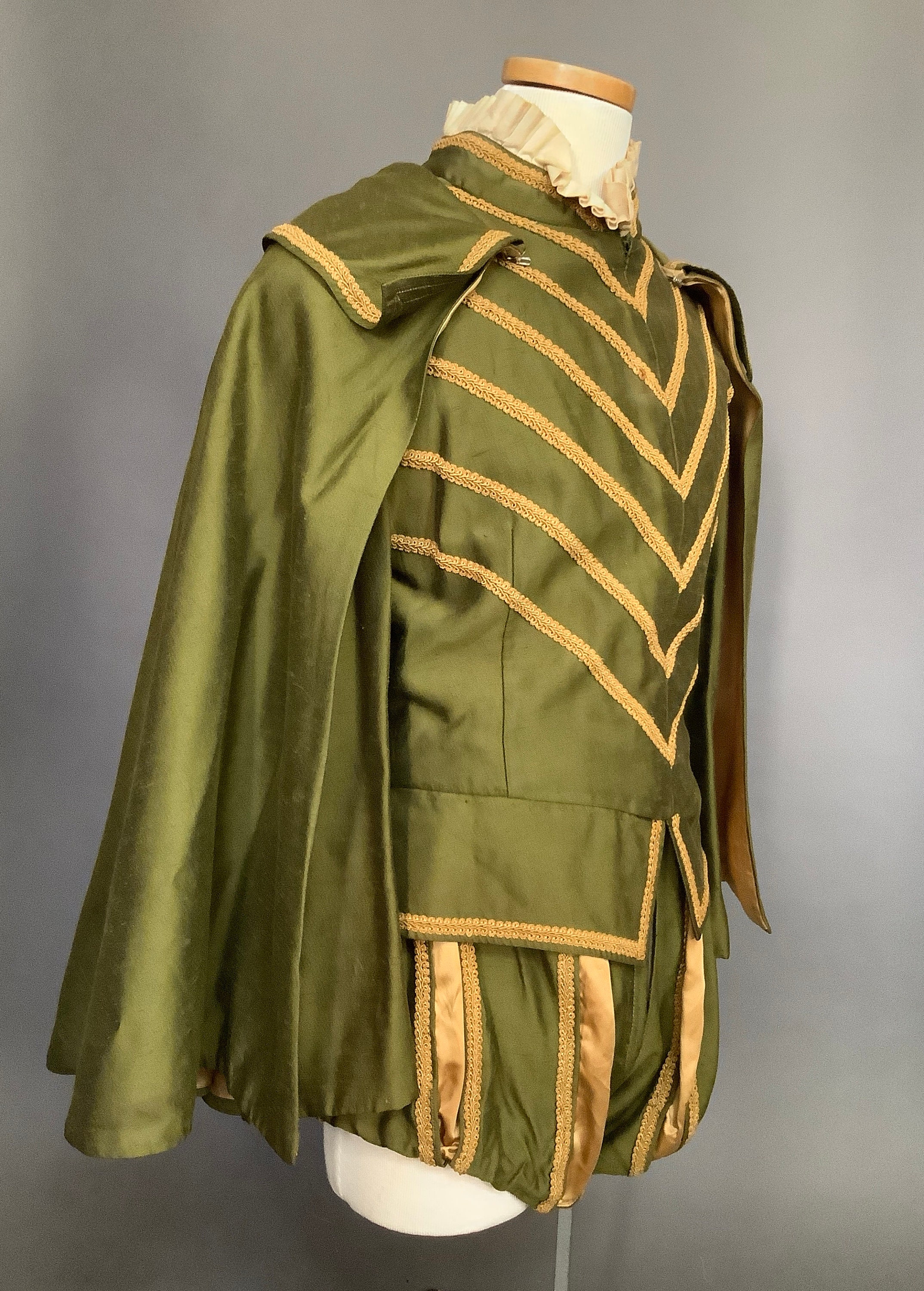 Vintage GOLDSTEIN & CO. COSTUMERS Green and Gold 3-piece Ensemble ...