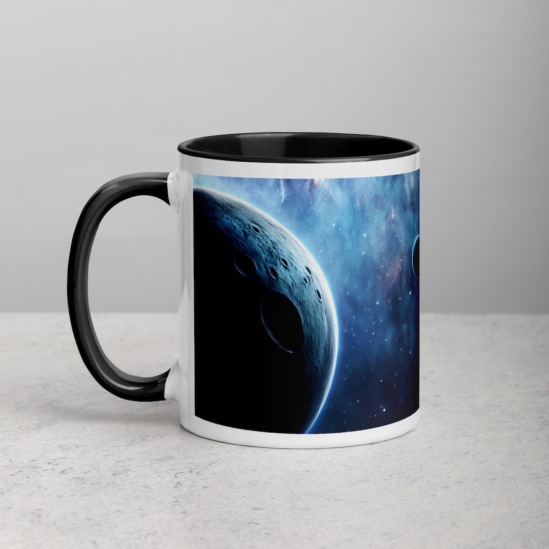 Outer Space Mug 1 With Color Inside Galaxy Cosmic Stellar Design for ...