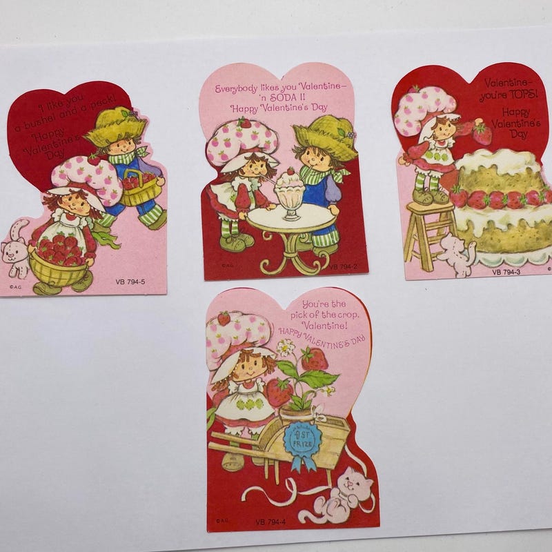 1980s Valentine Cards - Etsy