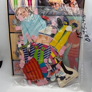 Vintage 1968 Buffy Paper Doll A Family Affair Outfits and Folder - Etsy