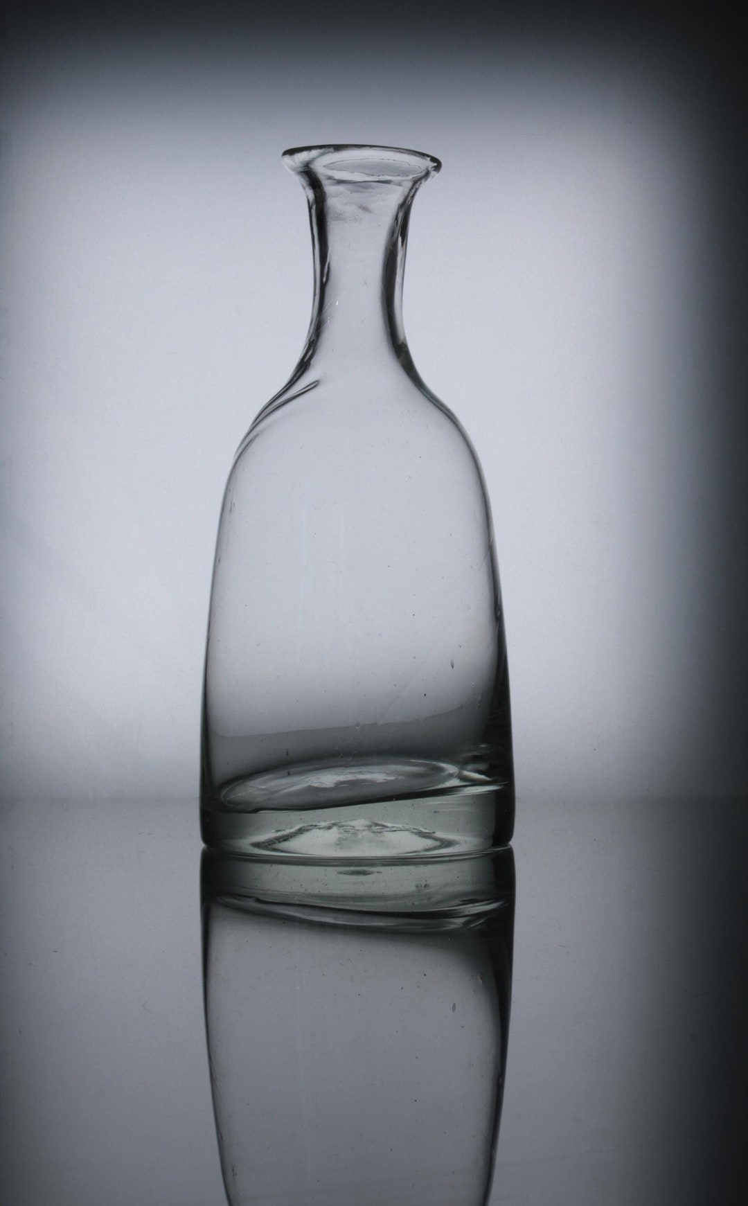Handblown Glass Bottle - Etsy