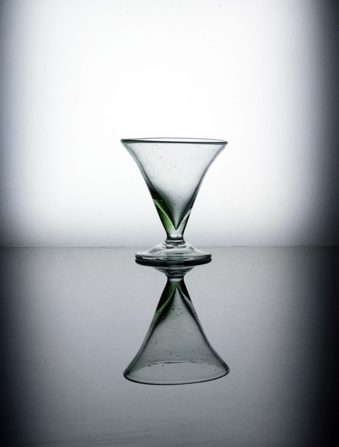 Handblown Light Green Glass Cup - Etsy