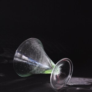 Handblown Light Green Glass Cup - Etsy