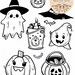 Halloween Characters Coloring Page Printable Halloween Characters Sheet ...