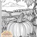 Fall-themed Printable Coloring Page Printable Fall Coloring Sheet ...