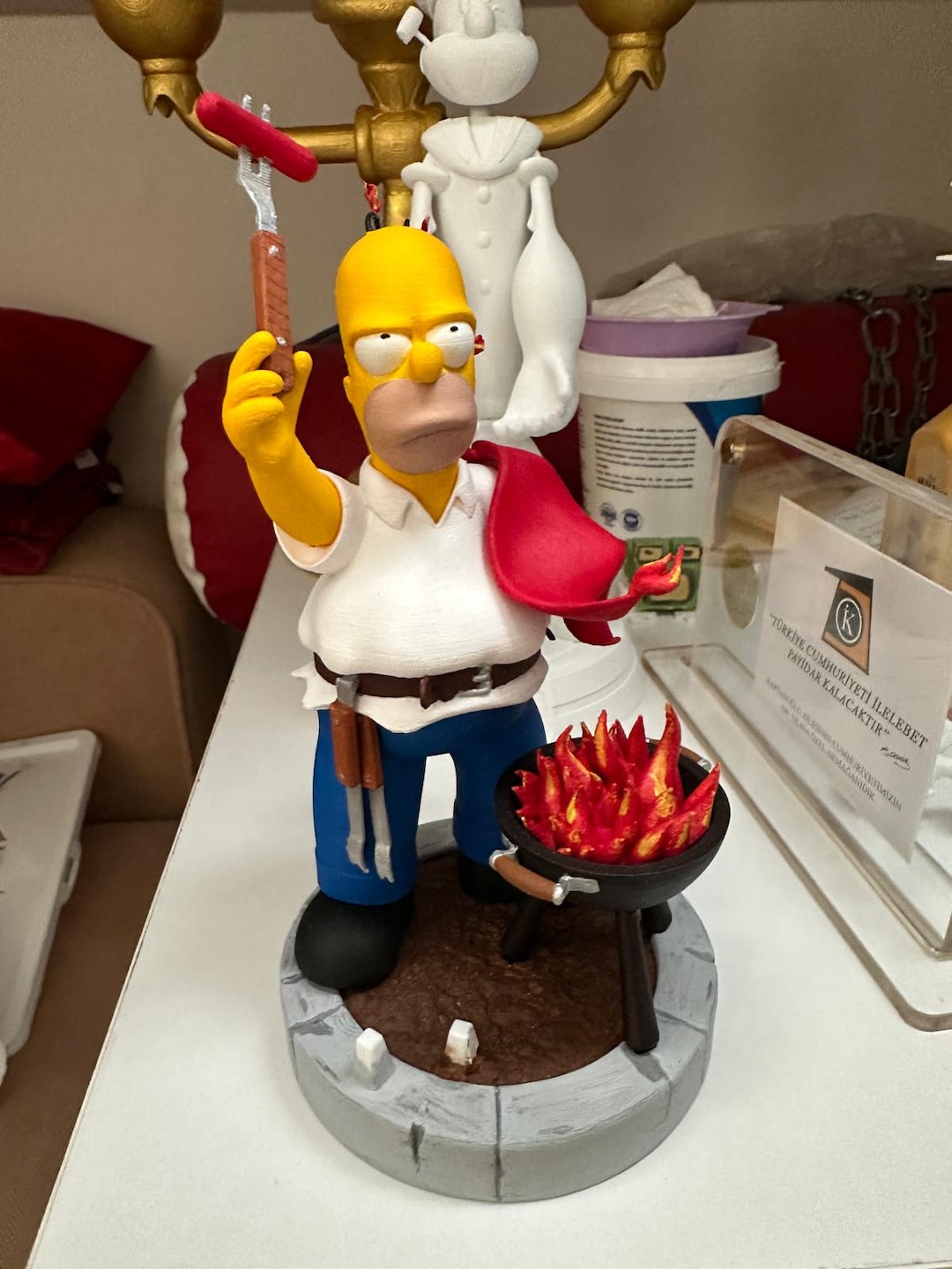 Homer Simpson Figure - Etsy