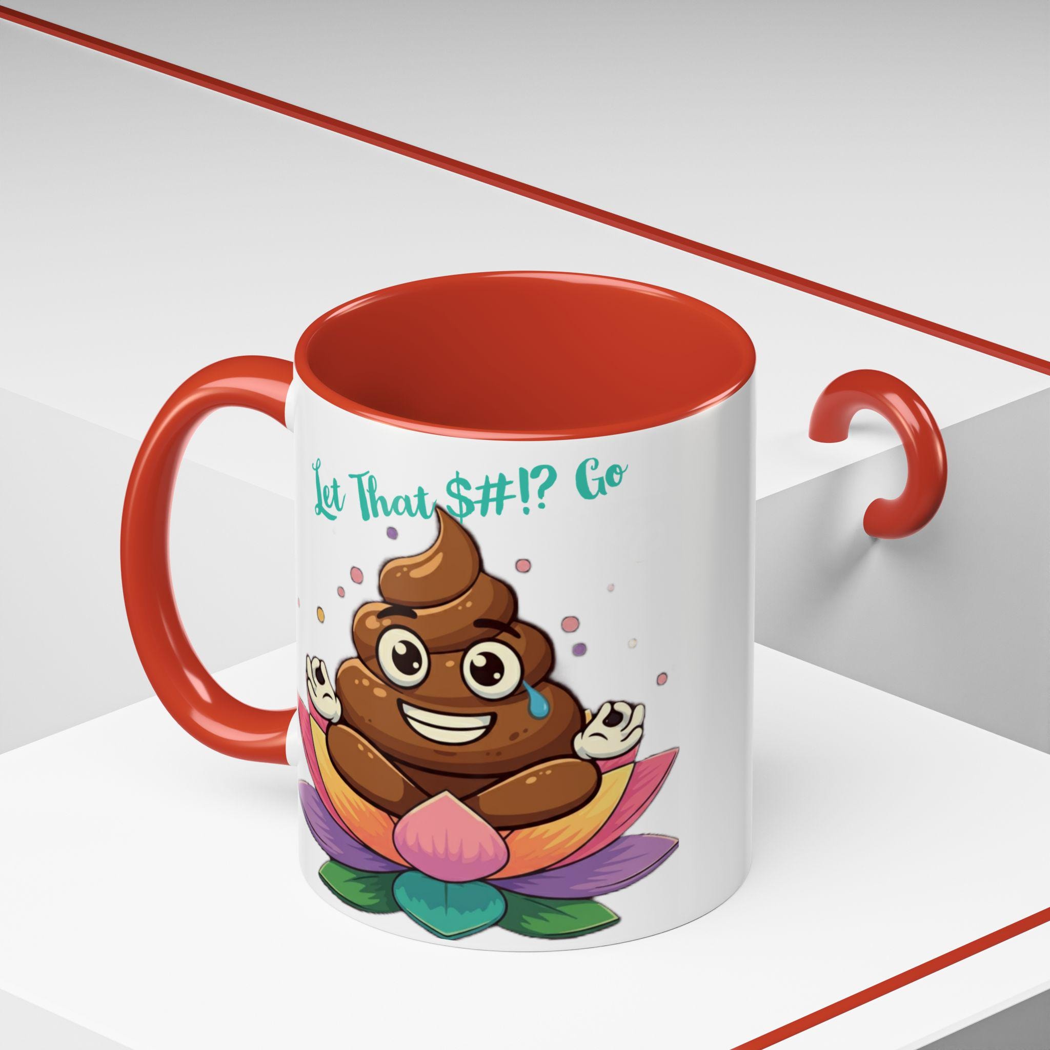 Funny Meditating Poop Emoji Mug Coffee Cup. Christmas, Holiday ...