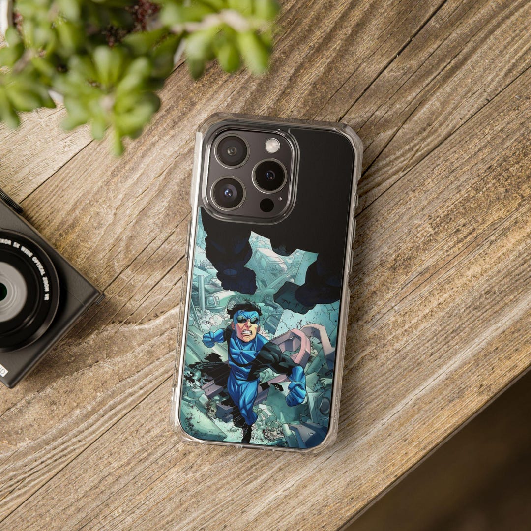 Invincible Mark Grayson Vs Conquest Magnetic Clear Impact Phone Case ...