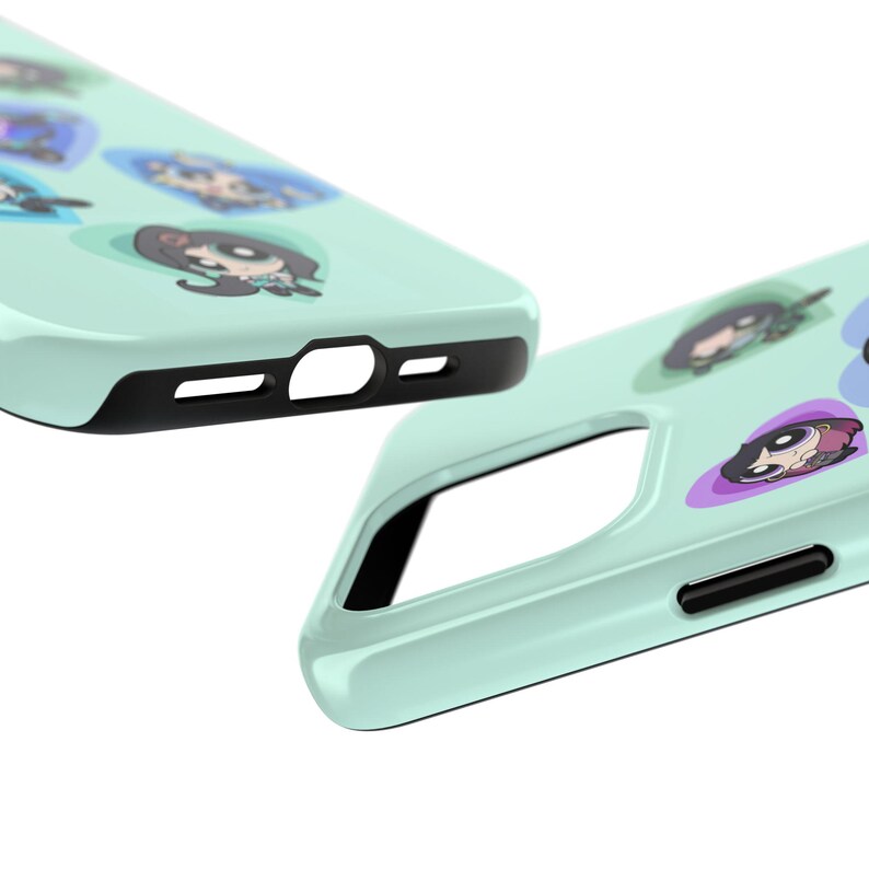 VALORANT X POWERPUFF GIRLS Fan Art Tough Phone Case, Vibrant Colors ...