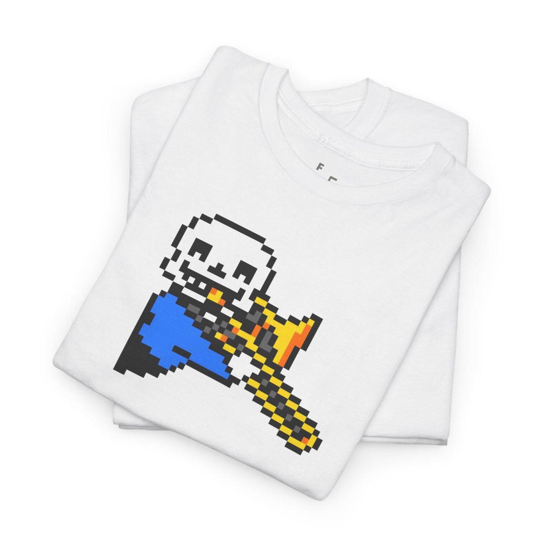 Undertale Sans Cute Trombone Cosplay Unisex Heavy Cotton Tee, Indie ...