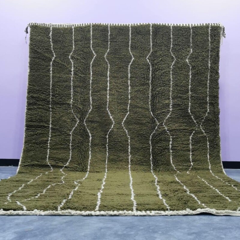 Green Moroccan Rug - Etsy