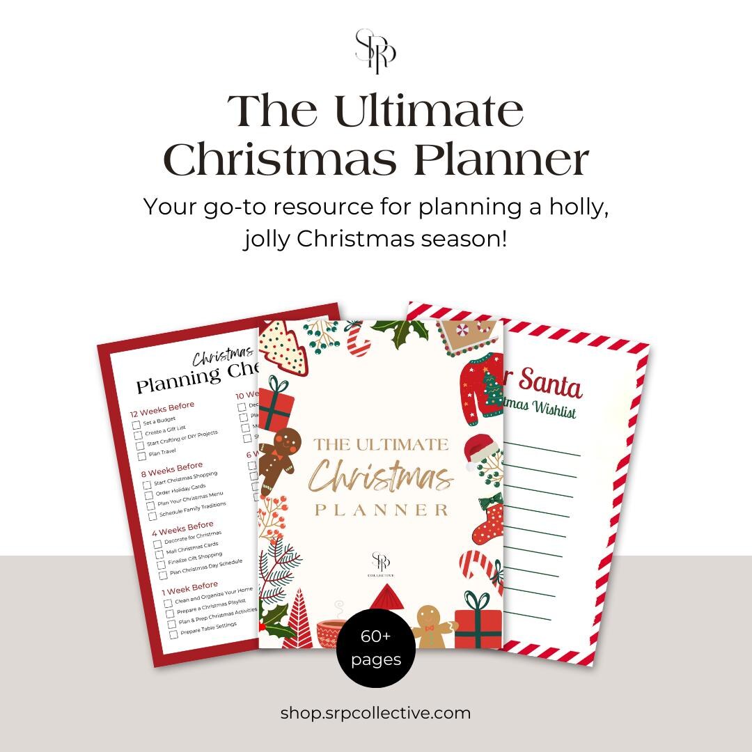 The Ultimate Christmas Planner Printable and Digital PDF Holiday ...
