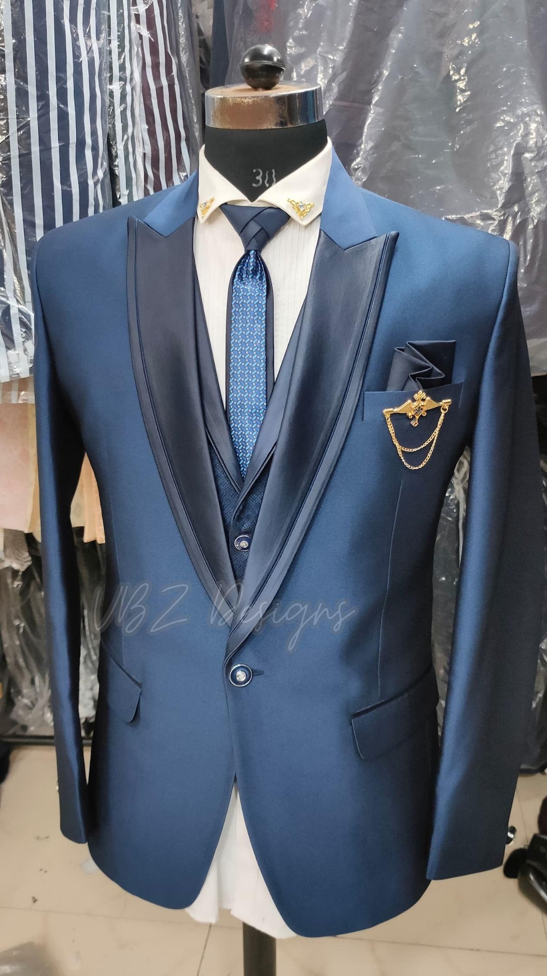 Custom Suit for Men | Five-piece Suit | Wedding Suit | Groom Suit ...