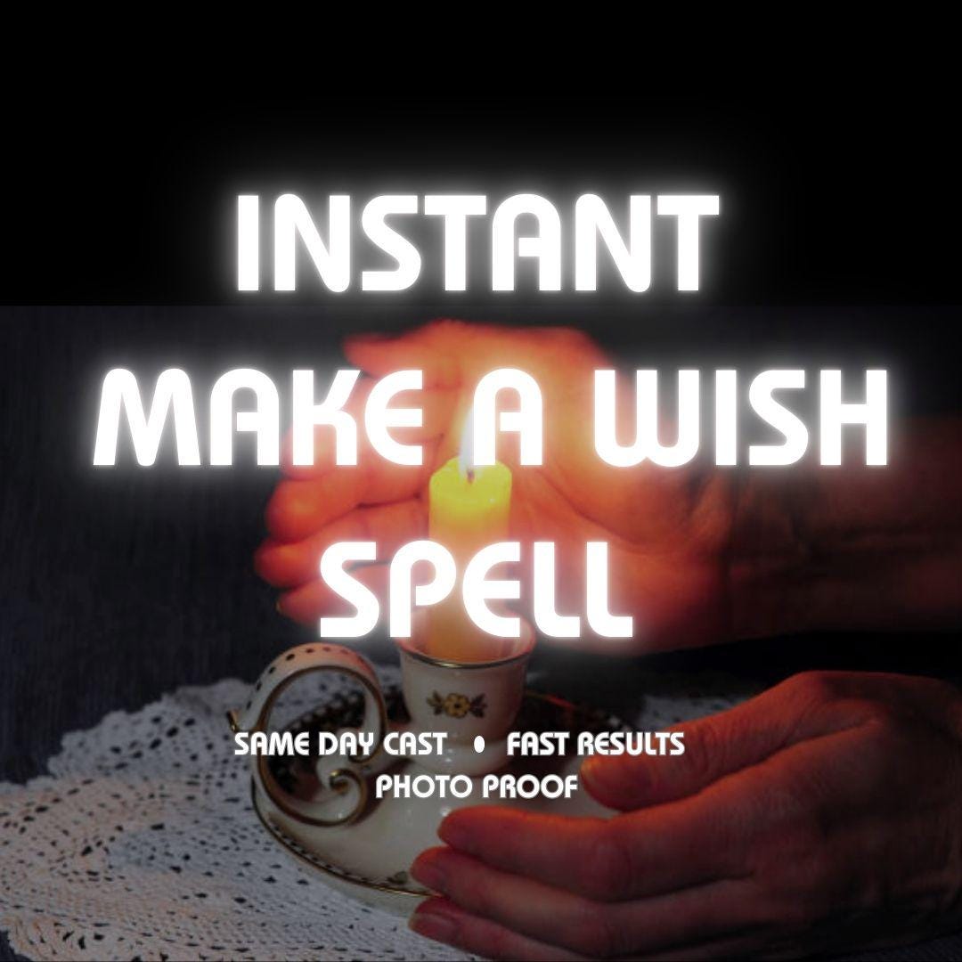 Powerful Wish Spell, Make Your Deepest Wishes Come True, Sameday Custom ...