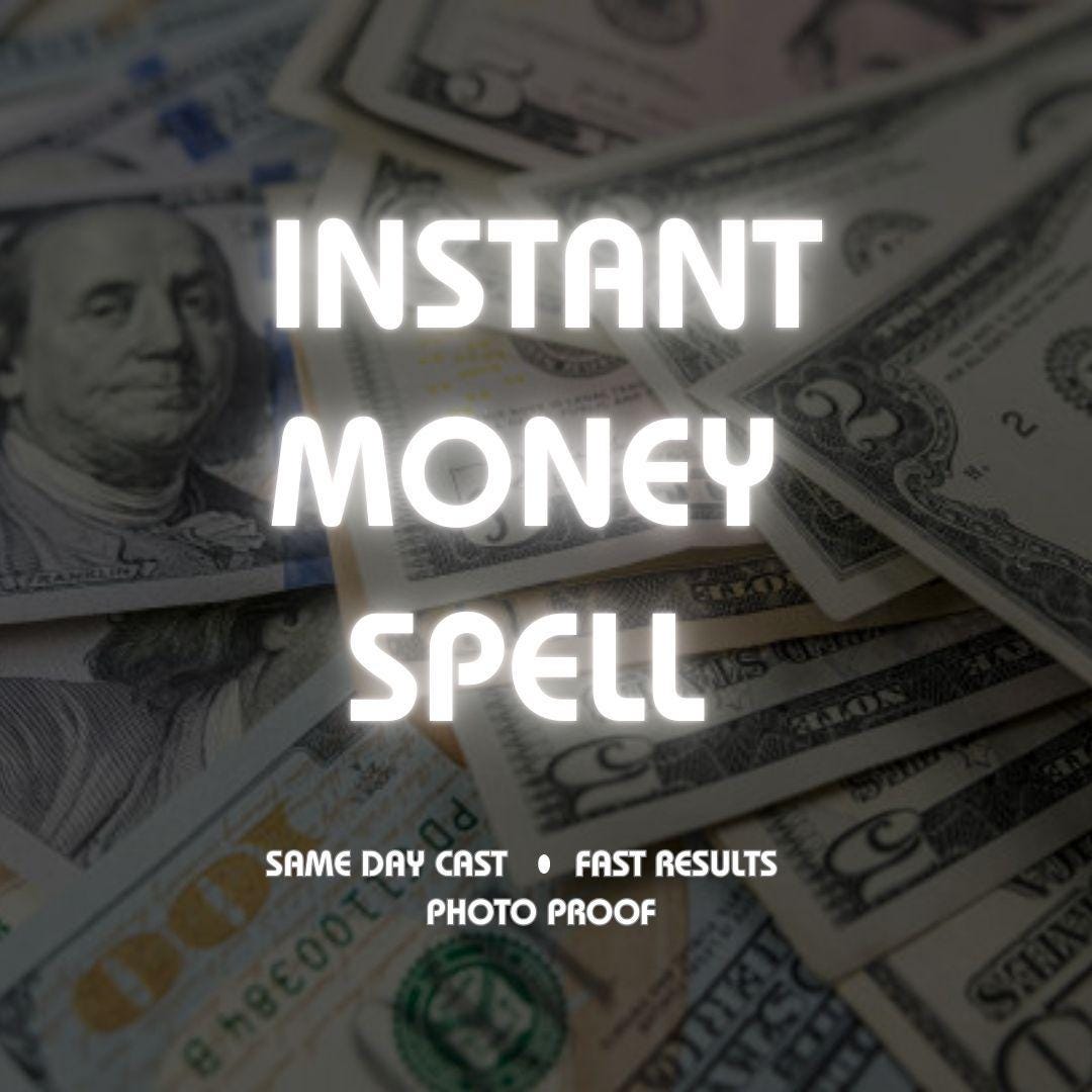 Instant Money Spell Attract Wealth and Opportunities Millionaire Spell ...