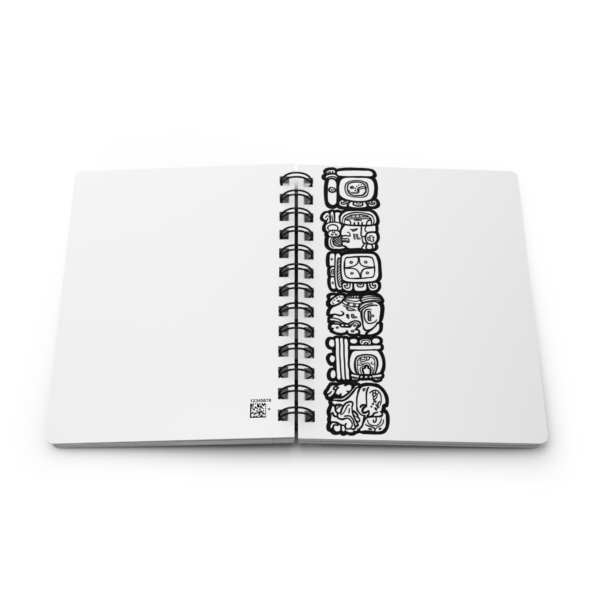 Maya Glyphs Spiral Notebook: Geometric Art Journal - Etsy