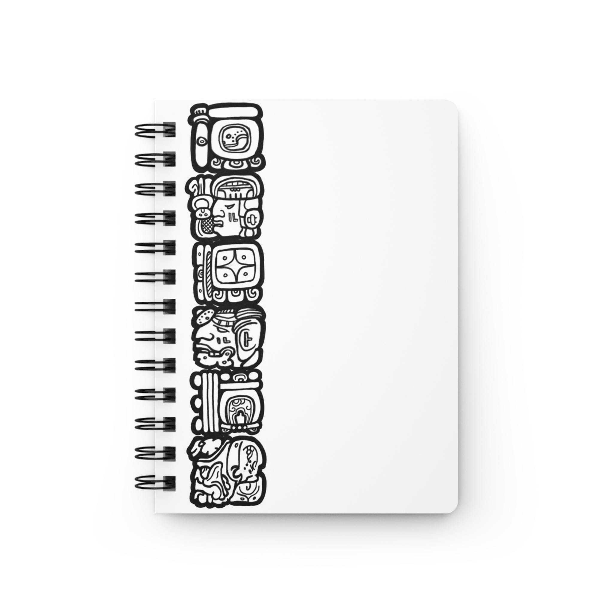 Maya Glyphs Spiral Notebook: Geometric Art Journal - Etsy