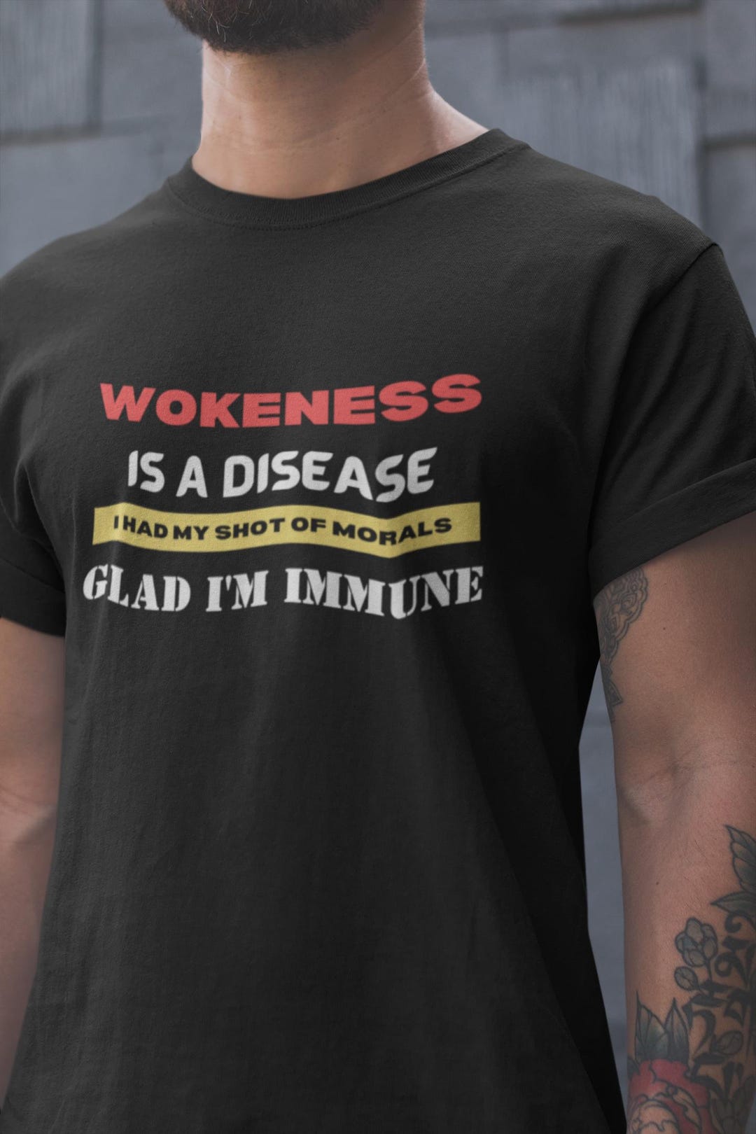 Conservative Anti Woke Unisex Tee, Funny Republicans Shirt, Political ...