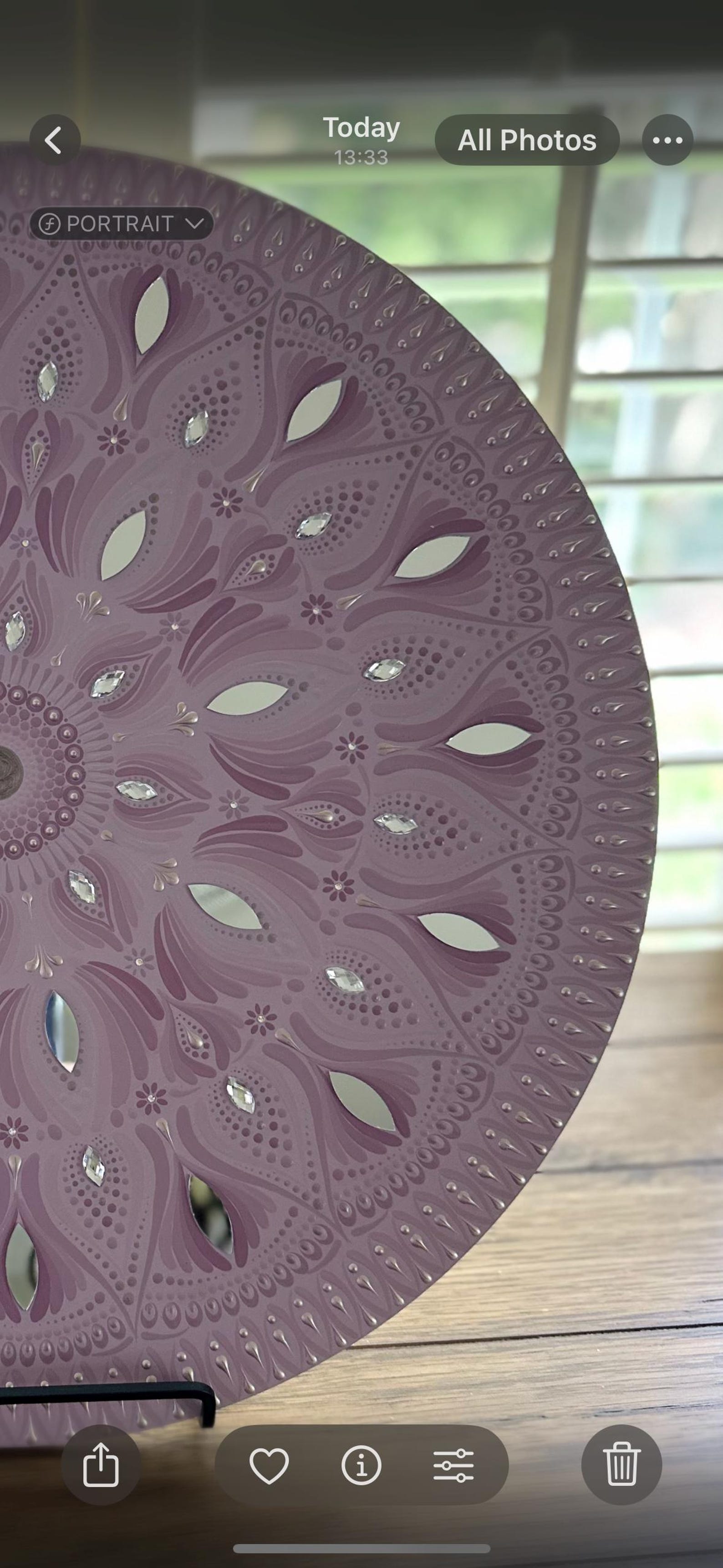 18" Hand Painted Mandala - Etsy