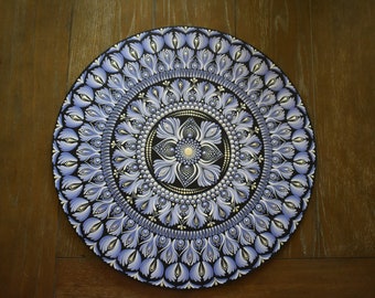 18" Hand Painted Mandala - Etsy