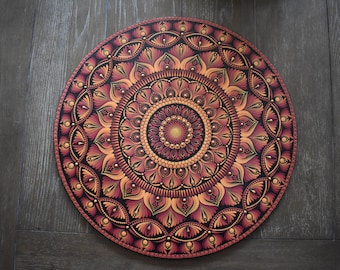 18 Hand Painted Lilac Mandala - Etsy
