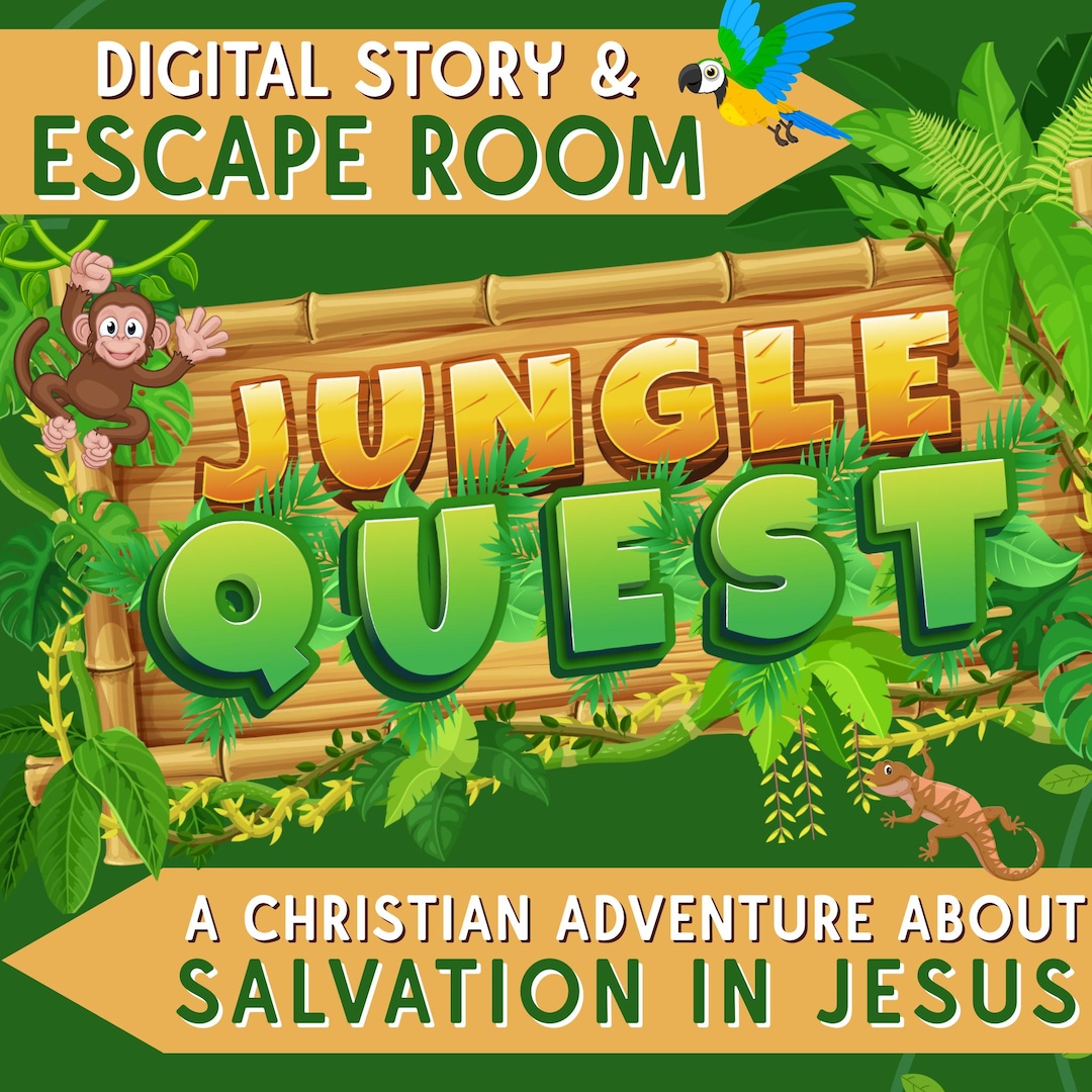Christian Escape Room Digital Game Church Scripture Puzzle Bible ...