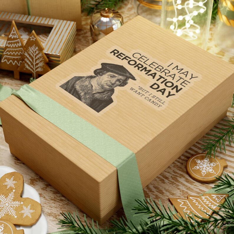 Kiss-cut Martin Luther Sticker, Reformation Day Sticker, Funny ...