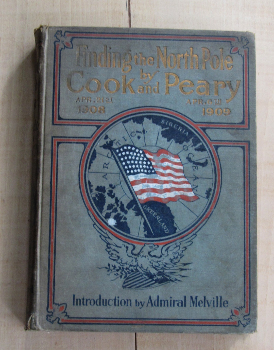 Finding the North Pole by Cook and Peary Vintage Rare Antique 1909 - Etsy