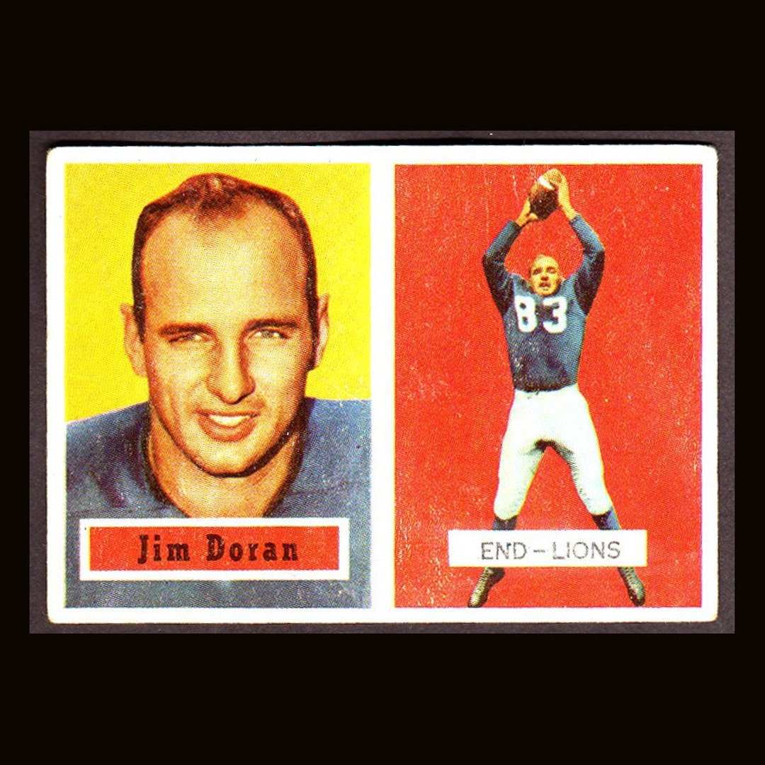 1957 Topps Football 3 Vintage Cards Jim Doran Jim David Dave Middleton ...