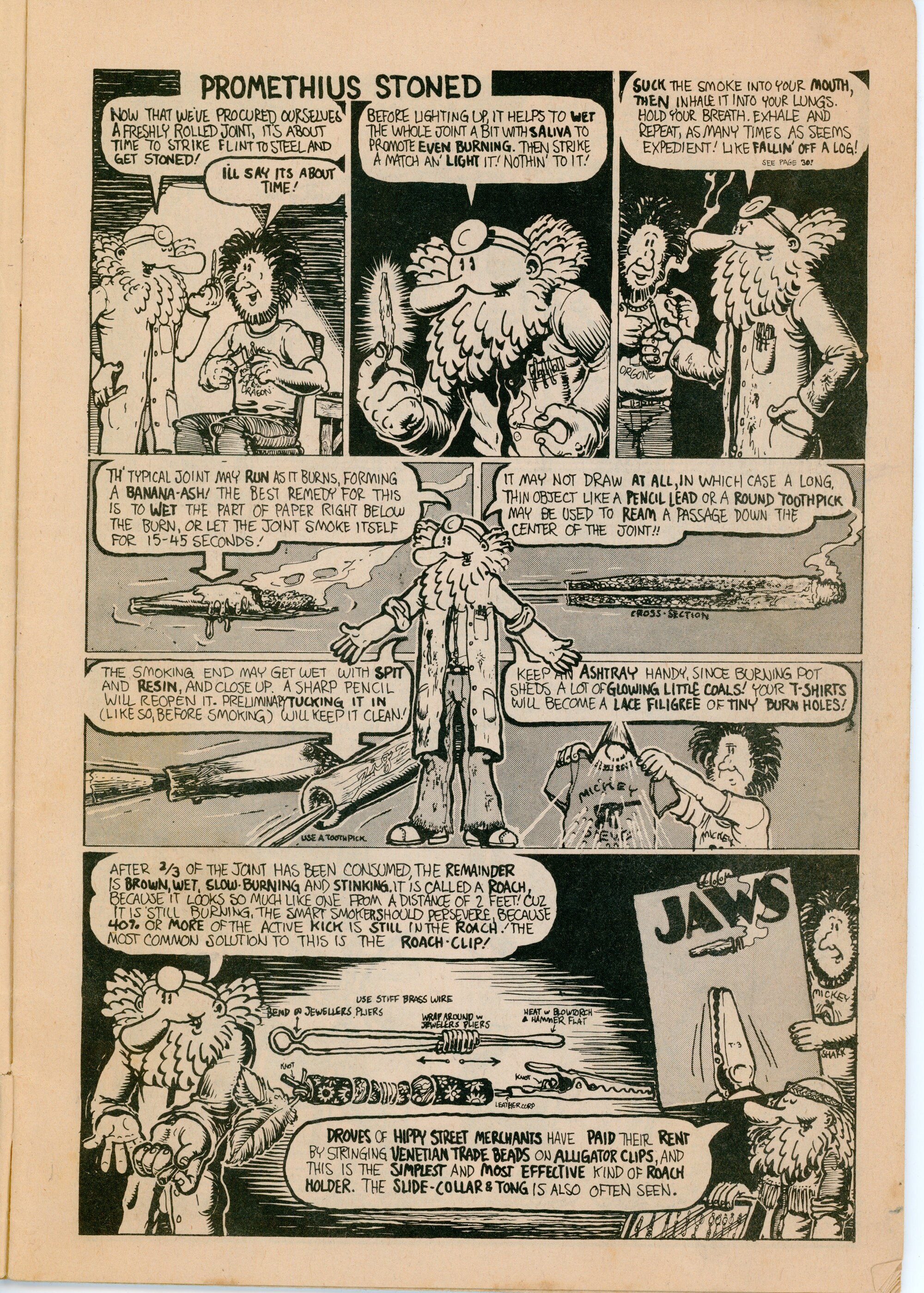 Dr Atomic, the Pipe and Dope Book #4 1972 Rare Vintage Underground ...