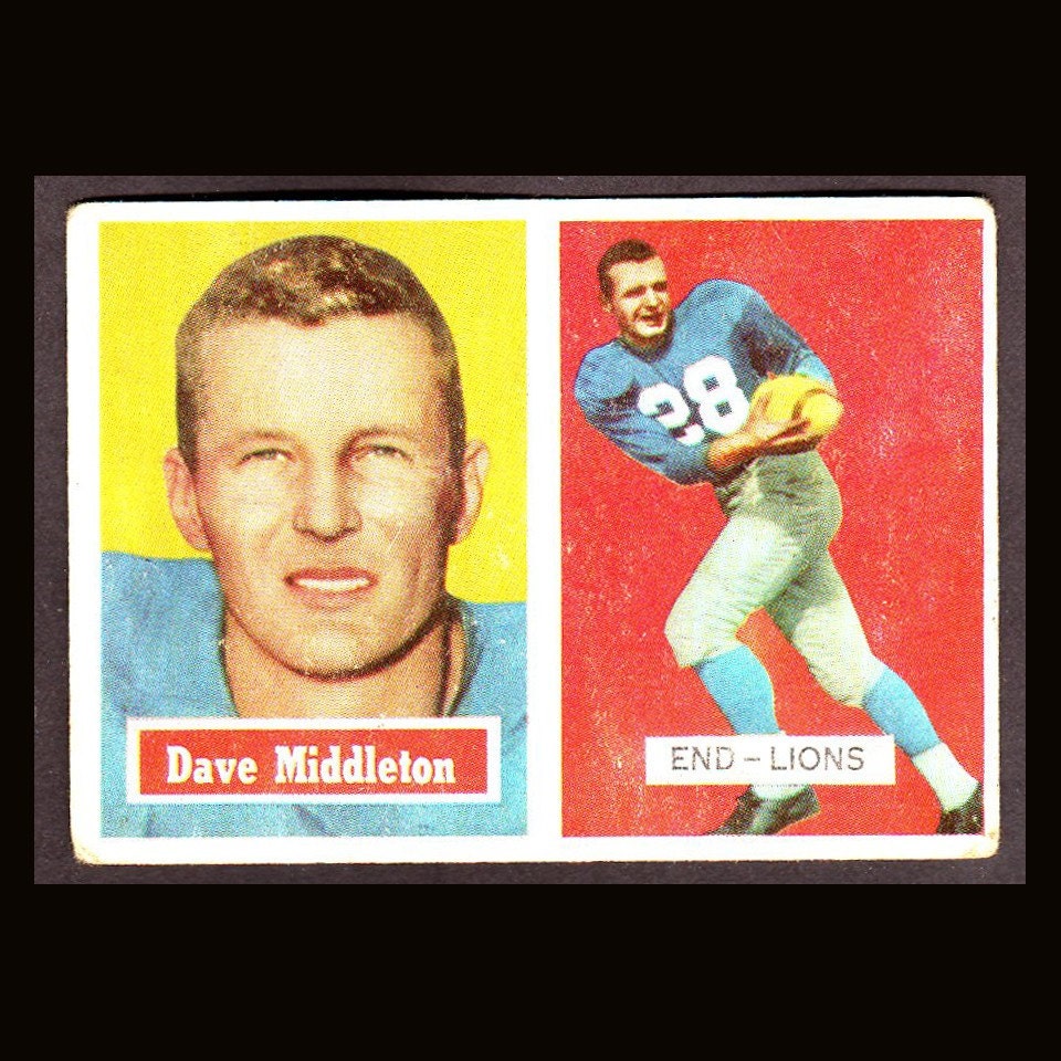 1957 Topps Football 3 Vintage Cards Jim Doran Jim David Dave - Etsy
