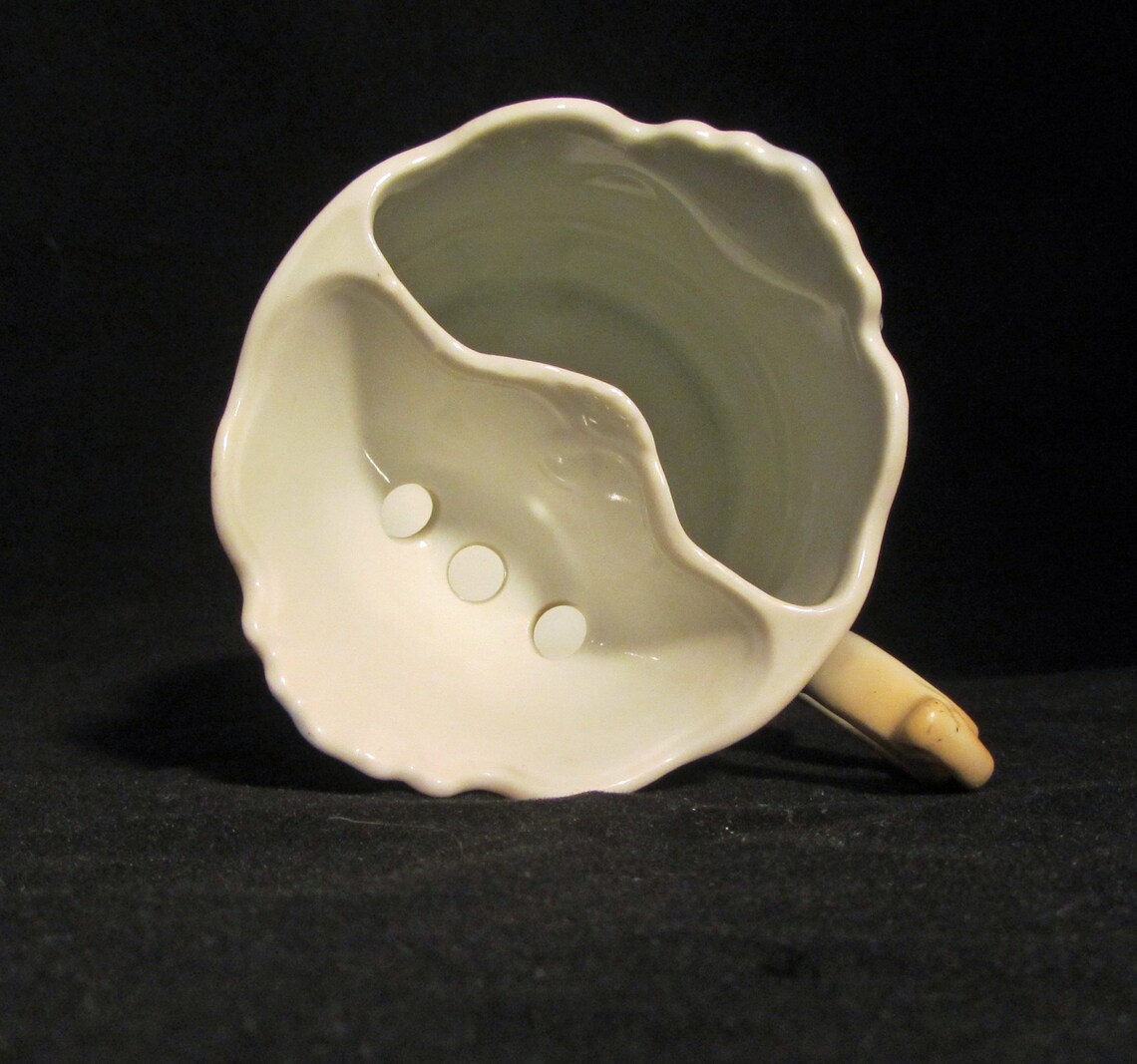 Fancy Shaving Mug / Scuttle Vintage 1970's Porcelain - Etsy