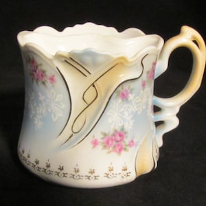Fancy Shaving Mug / Scuttle Vintage 1970's Porcelain - Etsy