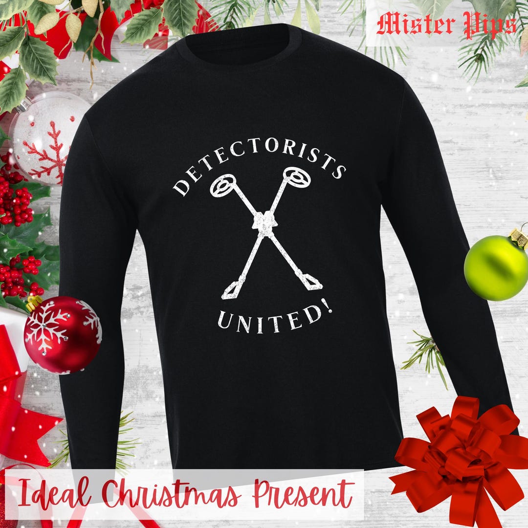 Metal Detector Detectorists United Long Sleeve T-shirt Gift for ...