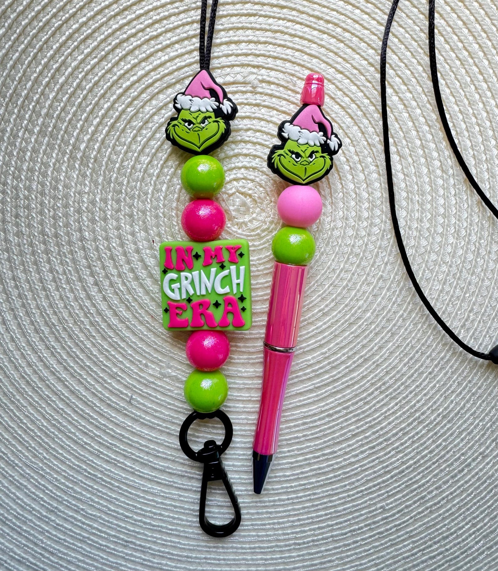 Christmas Lanyard || Santa Lanyard || Grinch Lanyard || Holiday Lanyard ...