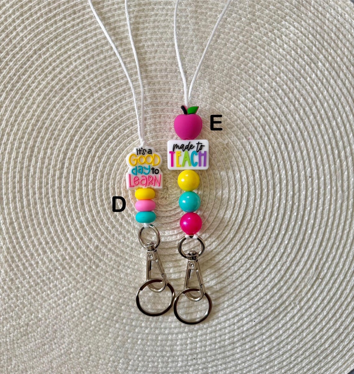 Teacher Lanyard || Teacher Appreciation Gift || Teacher Lanyards - Etsy