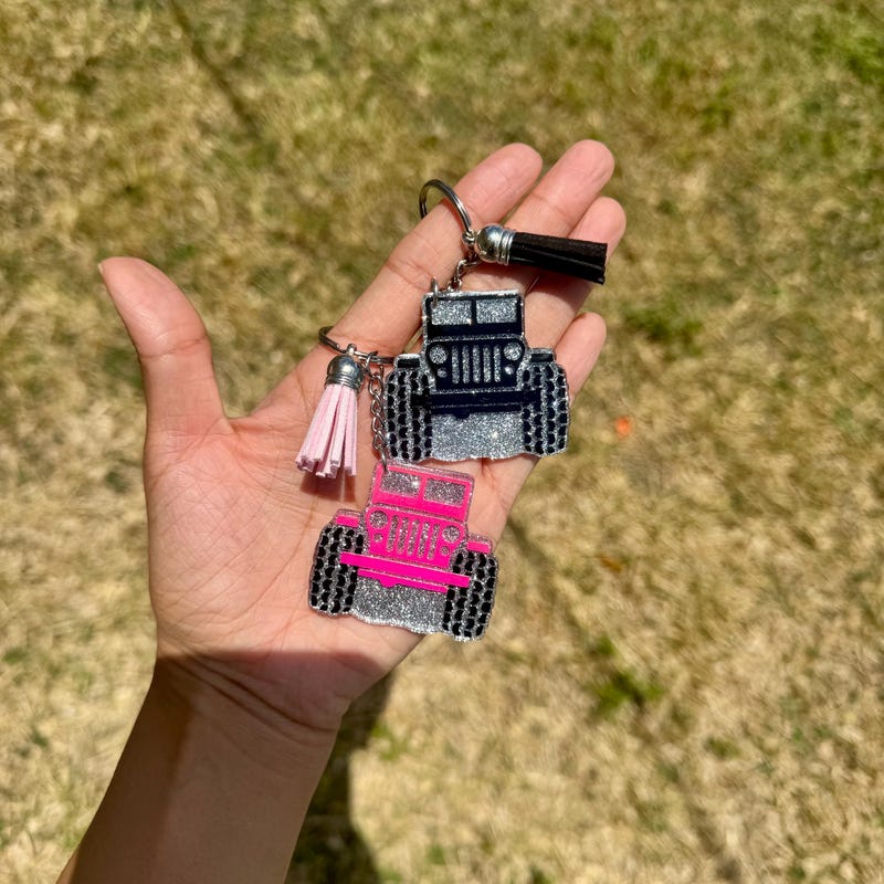 Jeep Keychain - Etsy