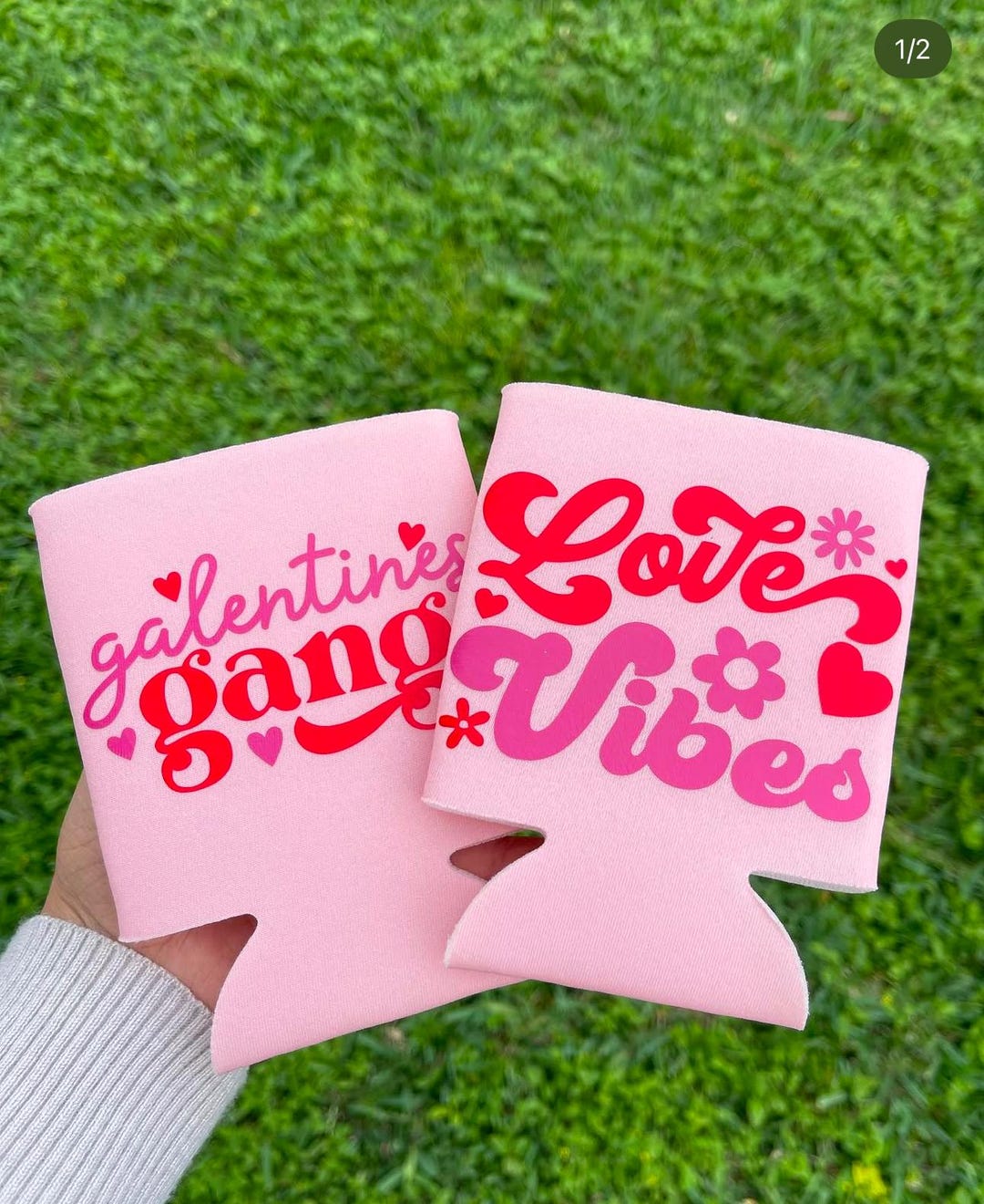 Valentine's Day Can Coolers || Love Can Coolers - Etsy