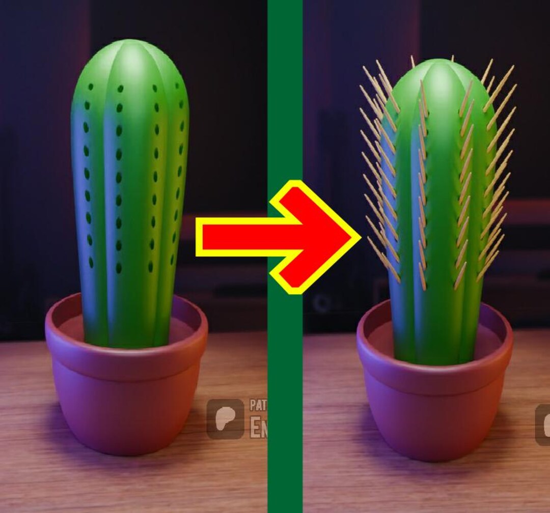 Cactus Toothpick Holder - Home Table Decoration - Plants That Don't Die ...