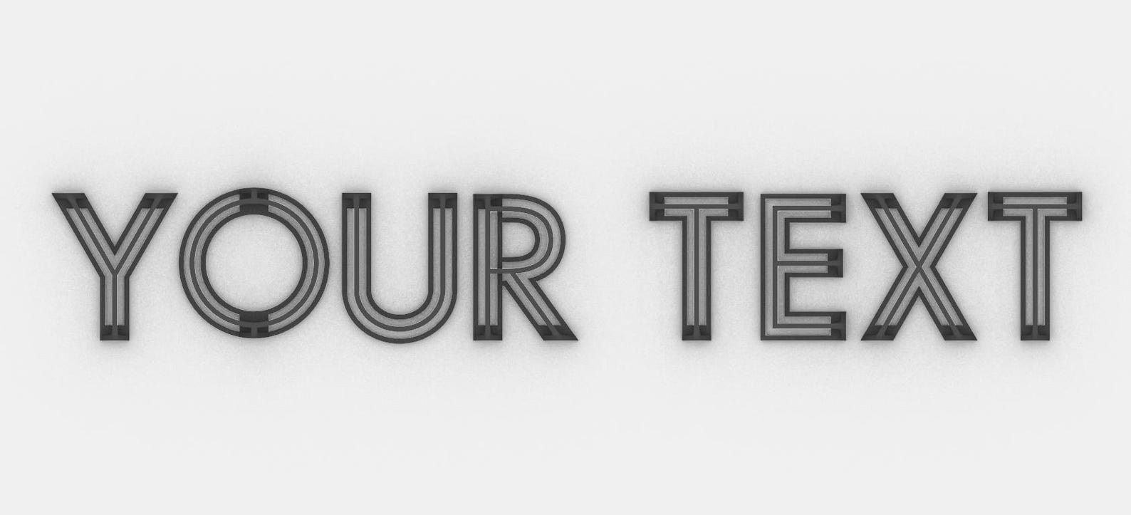 Letters Alphabet 3D STL STL File for 3D Printer, 3D Printing - Etsy