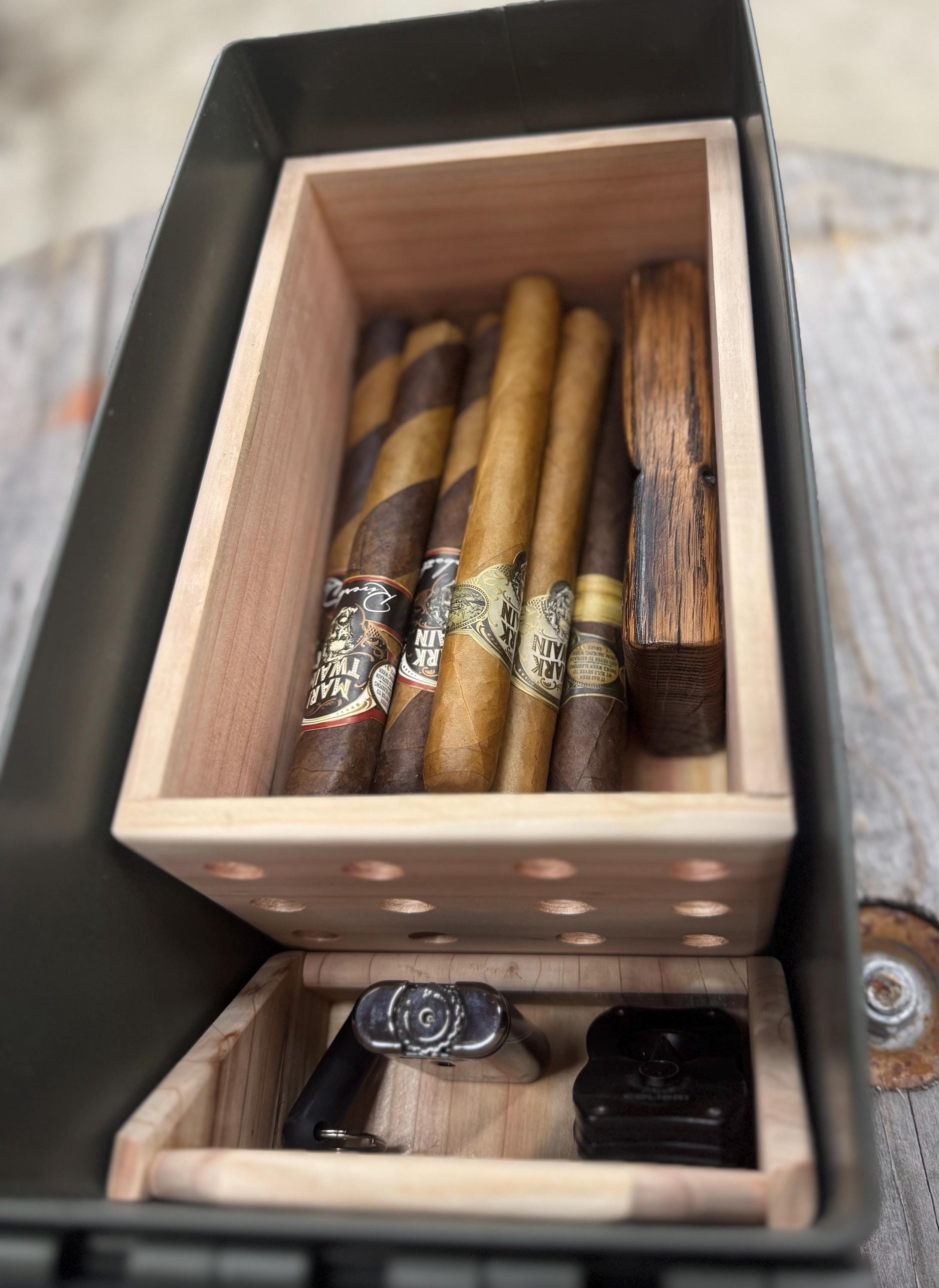 Customizable Ammo Can Humidor Cedar-lined Cigar Box Military Surplus ...