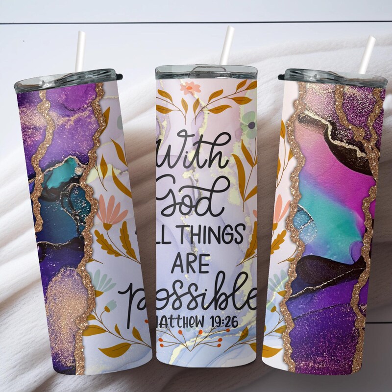 Bible Verse Tumbler - Etsy