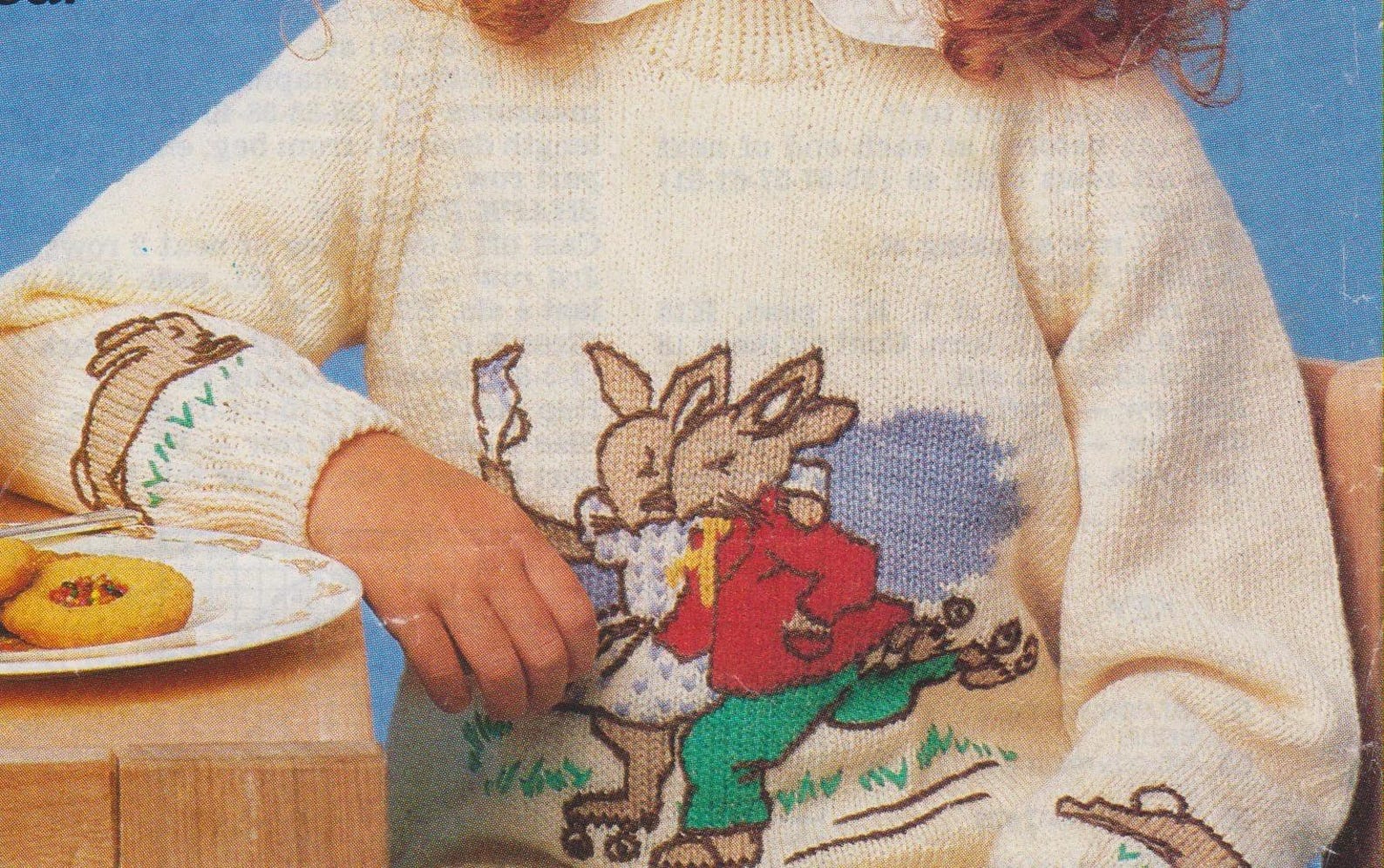 Bunnykins Sweater Knitting Pattern - Etsy